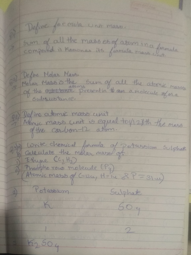 10 questions | PDF | Mole (Unit) | Sodium