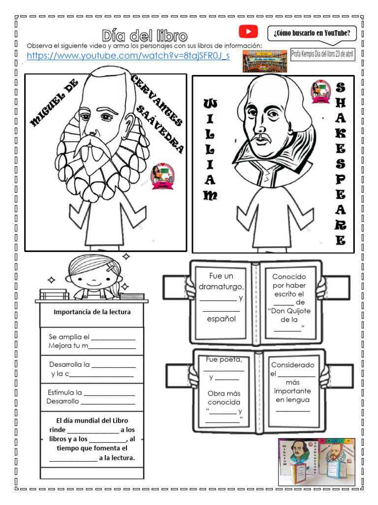 Actividad Día Del Libro | PDF