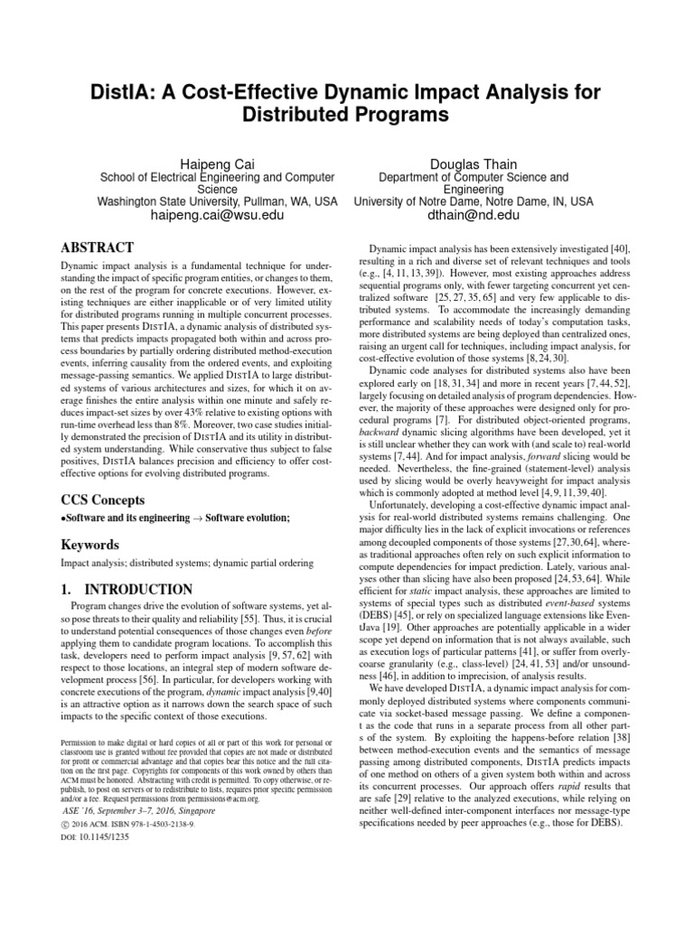 ase16 | PDF | Distributed Computing | Server (Computing)