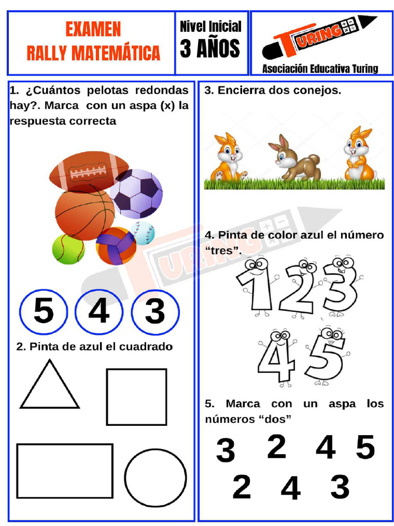 Modelos Matemáticas 2024 (Inicial y Primaria) | PDF