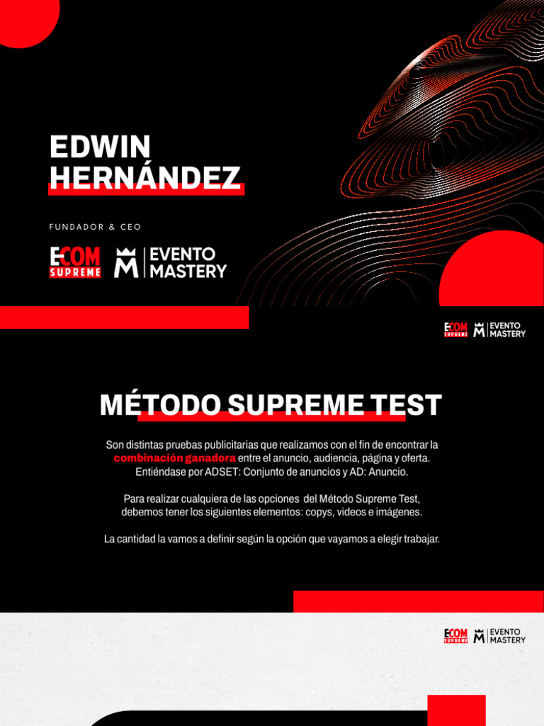 Método Supreme Test para Anuncios Efectivos | PDF | Presupuesto ...