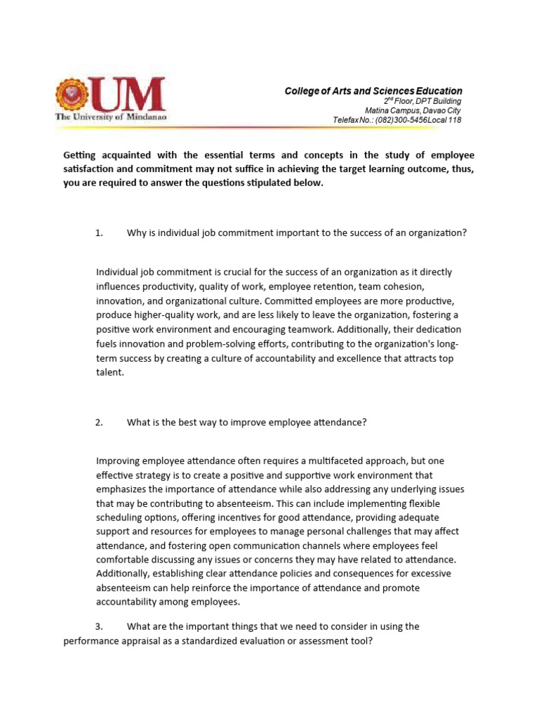 Psy 225 - 4TH Assignment | PDF | Performance Appraisal | Evaluation