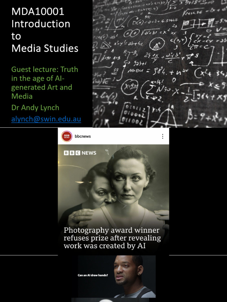 Andrew Lynch MDA10001 Guest Enrichment Lecture 2023 PDF | PDF | Media ...