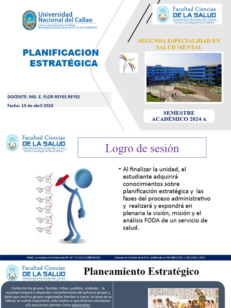 Sem 2 Gestion Planificacion Estrategica | PDF | Planificación | Hospital