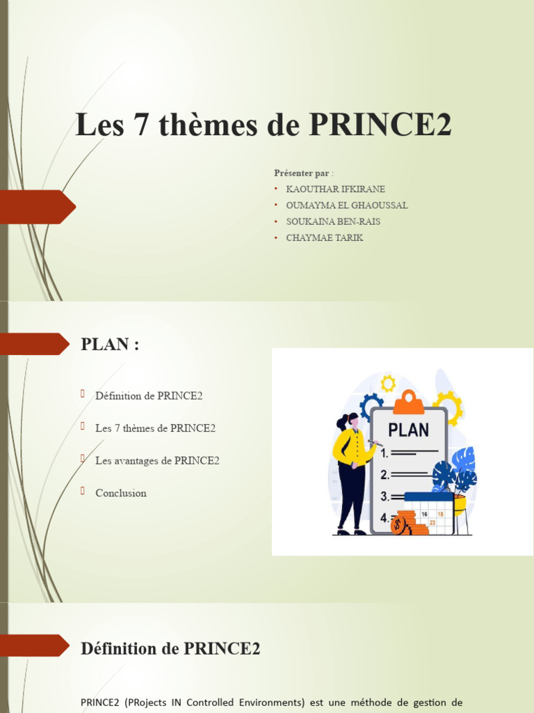 Les 7 Thèmes de PRINCE2 | PDF | Gestion de projet | Business