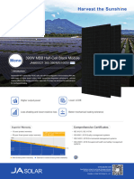 JA Solar JAM72D40 575-600W Datasheet | PDF