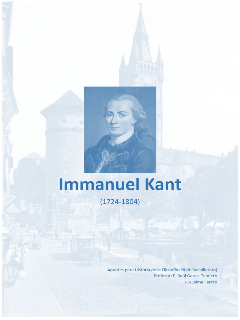 Kant | PDF | Immanuel Kant | Razón