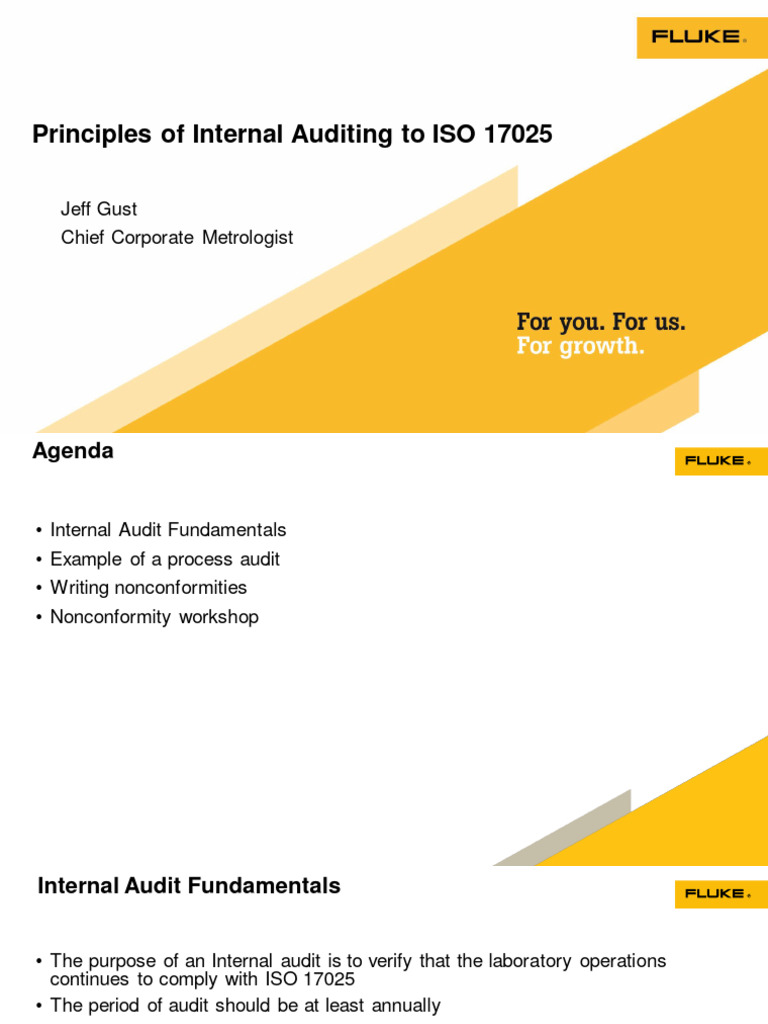 ISO 17025 Internal Auditing Guide | PDF | Audit | Calibration