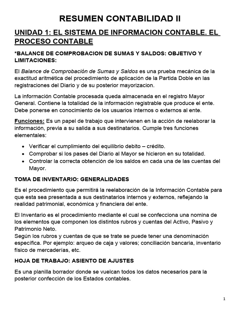 Resumen Contabilidad Ii | PDF | Contabilidad | Bancos
