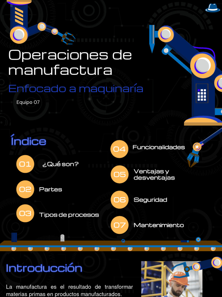 Equipo 07- Operaciones de manufactura | PDF | Calidad (comercial) | Business