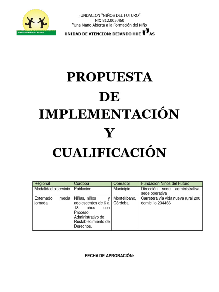 PIYC FINAL APROBADO NIÑOS DEL FUTURO MARZO 31 (4) | PDF | Abuso ...