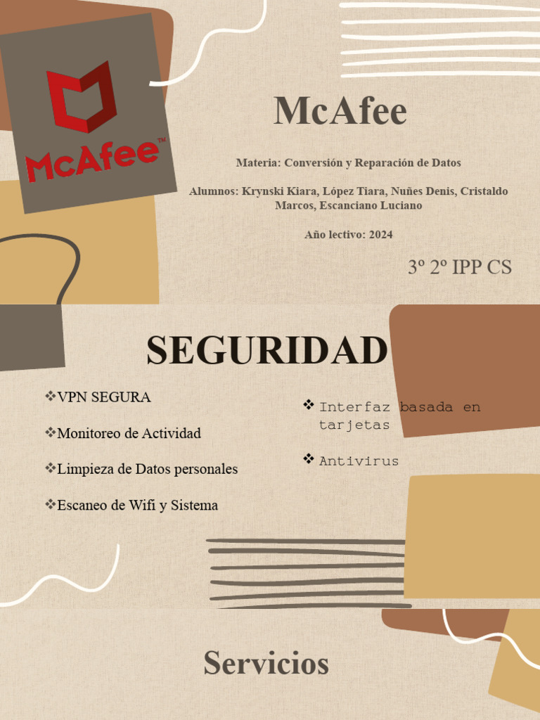 TP Mcafee | PDF | Ciencias de la Computación | La seguridad informática