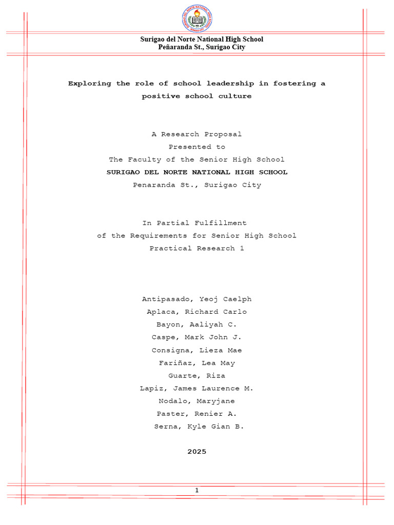 Practical Research 1 RJ Mag Edit Pku Sa Front Page | PDF | Leadership ...