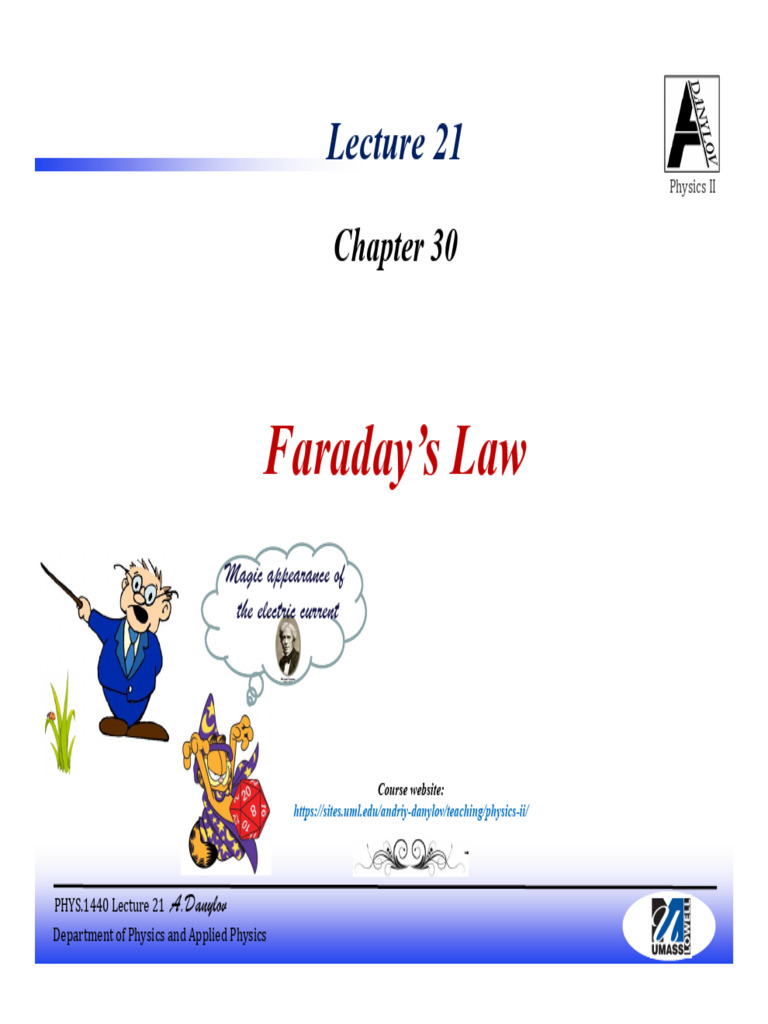 L21 Ch30 Faraday Law | Download Free PDF | Electromagnetic Induction ...