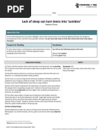 Sleep Hygiene Teen Handout | PDF | Sleep | Adolescence