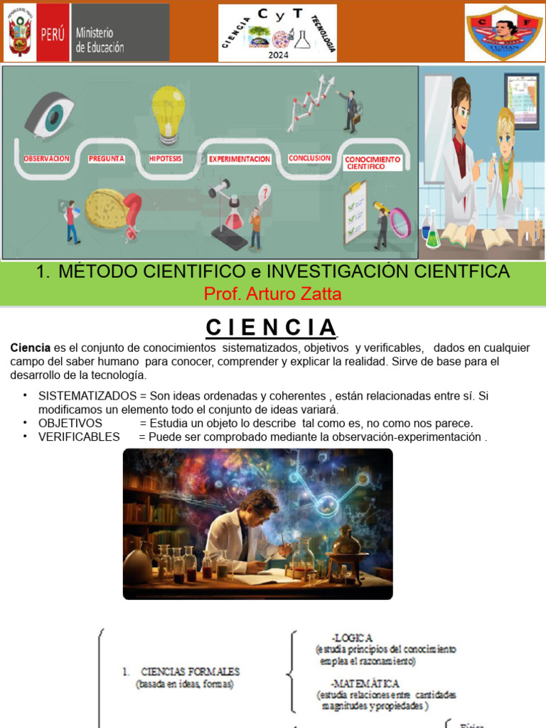 Metodo Cientifico Investigacion Cientifica Pdf Método Científico