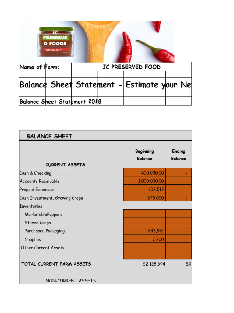 1.8 Interactive Balance Sheet | PDF | Balance Sheet | Equity (Finance)