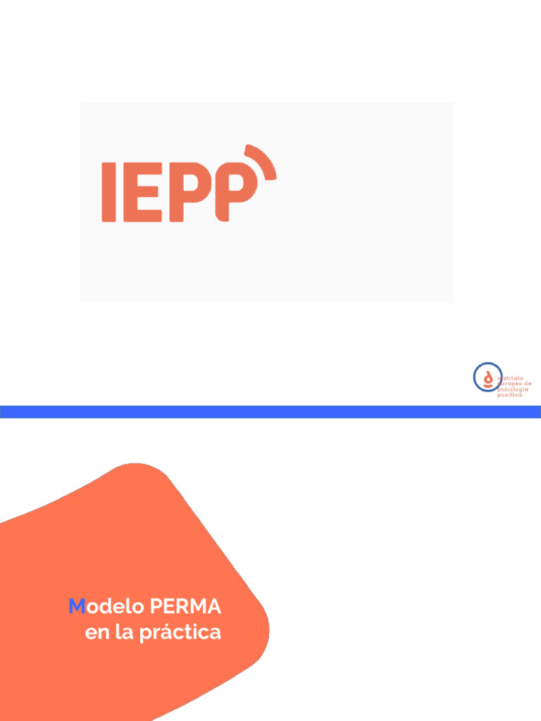 MPPA2.1.3 Ejercicio PR Ctico Modelo PERMA | PDF | Bienestar | Psicologia POSITIVA