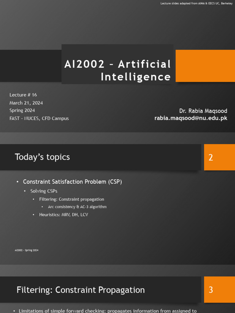 Lecture 16 - CSPs IV | PDF | Applied Mathematics | Theoretical Computer Science