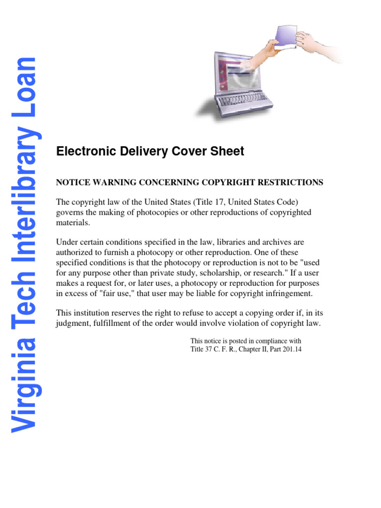 Copyright Notice for Libraries | PDF