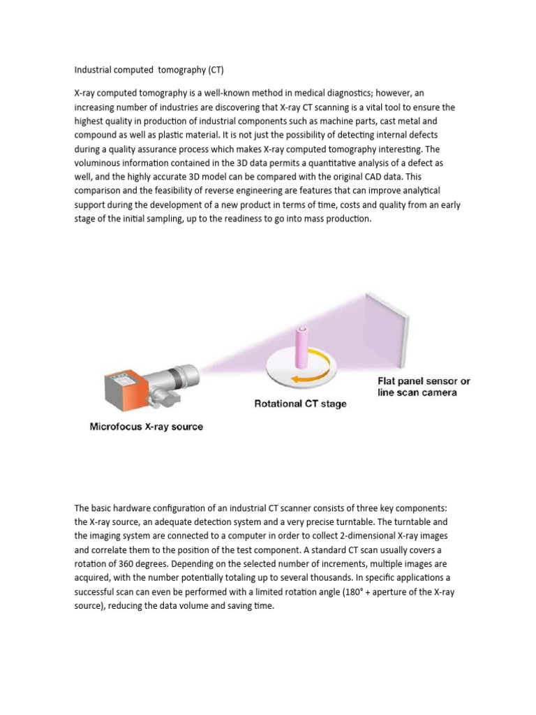 Industrial computed tomography | PDF
