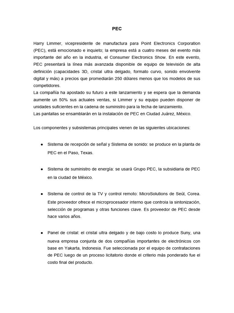 Lanzamiento de TV HD en PEC: Desafíos y Progreso | PDF | Televisión ...