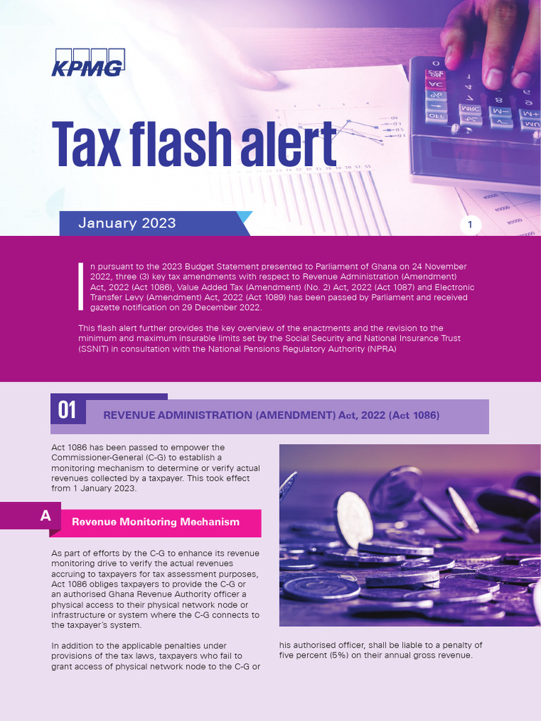 Tax Flash Alert - Jan. 2023 | PDF | Value Added Tax | Taxes