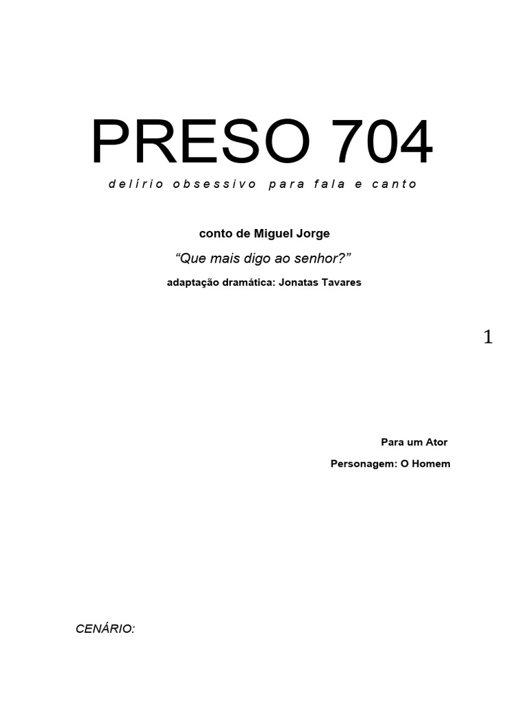PRESO 704 TEXTOokkk | PDF | Amor | Tempo