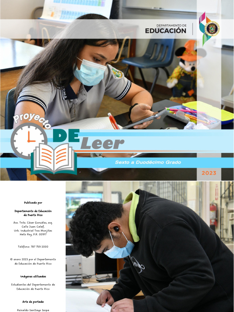 Proyecto DE Leer: Fomento Lector 6-12 | PDF | Escuelas | Literatura ...