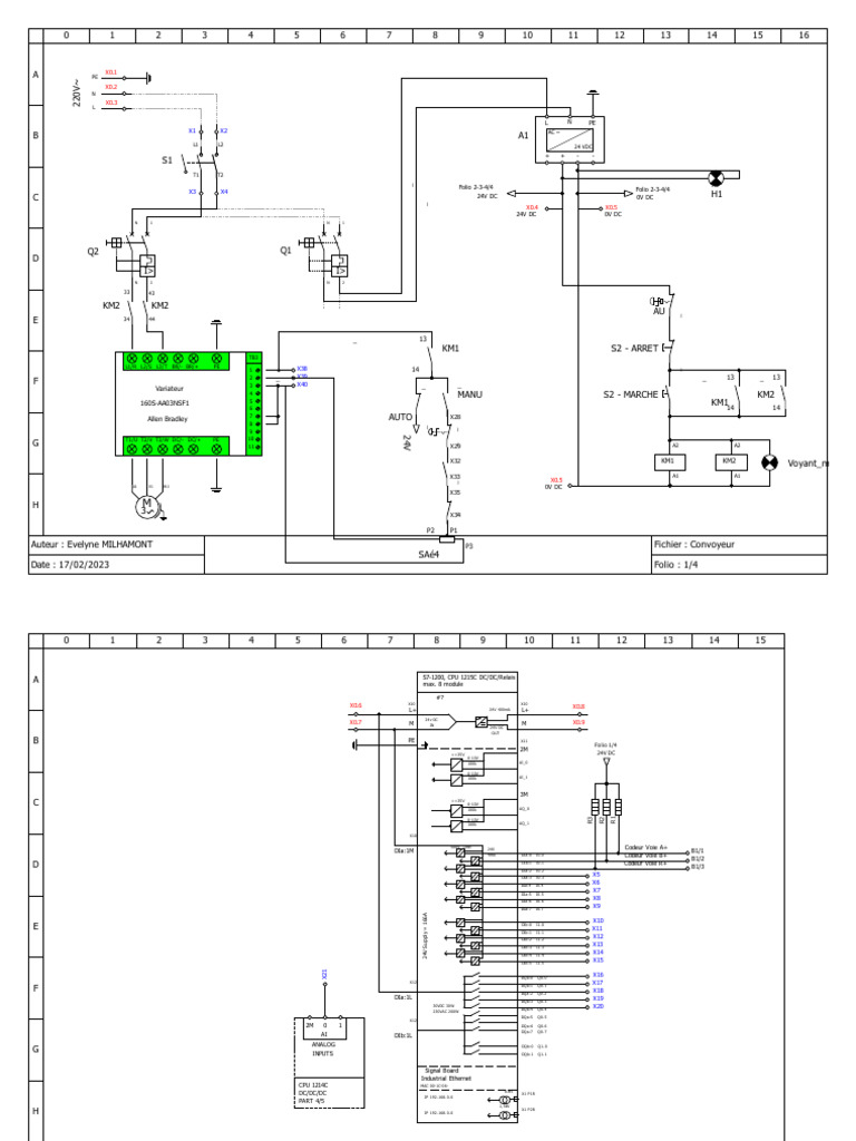 SAE4 Qelectrotech Schema | PDF
