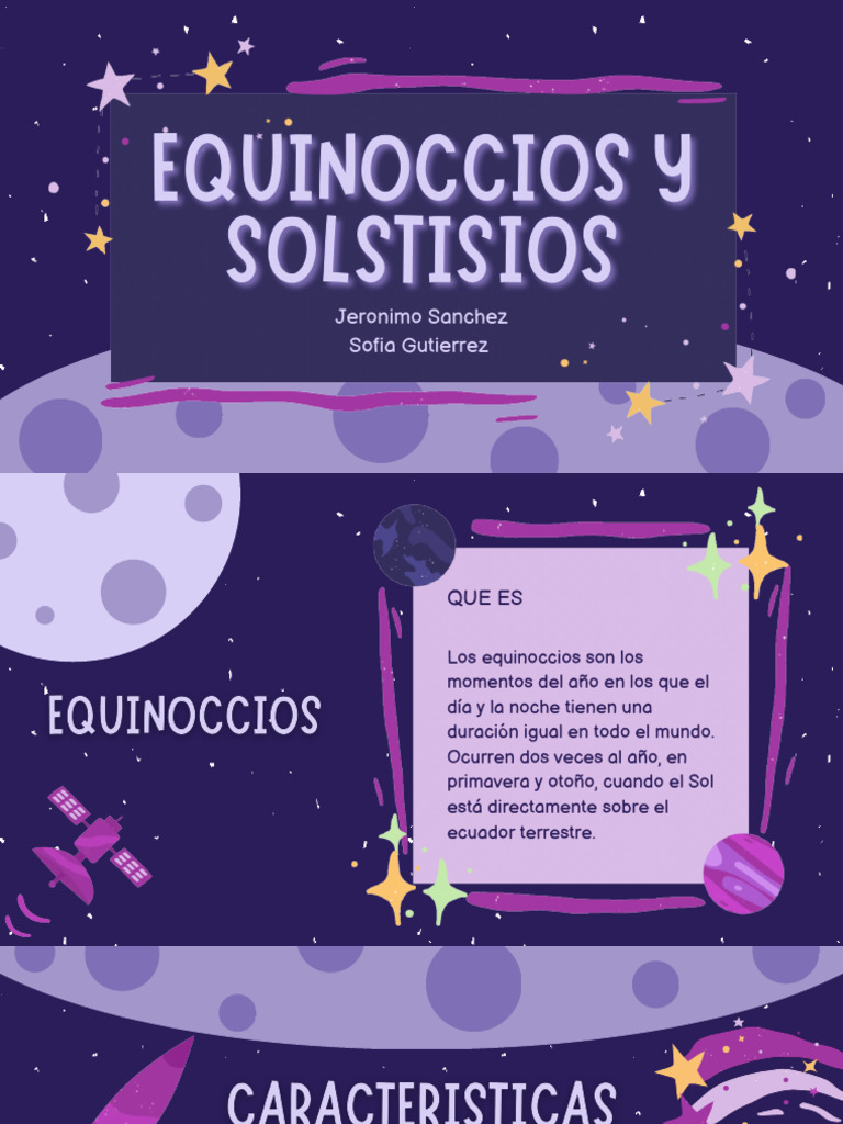 Equinoccios y Solsticios: Guía Básica | PDF | Verano | Invierno