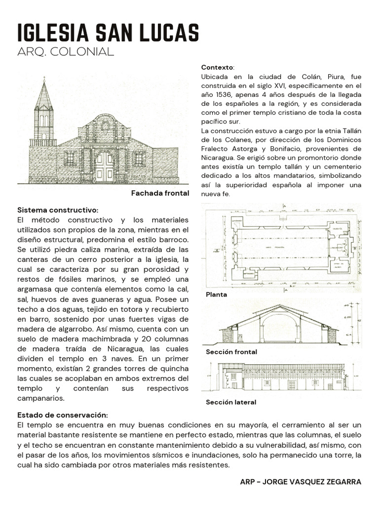 San Lucas de Colan | PDF | templo | Columna