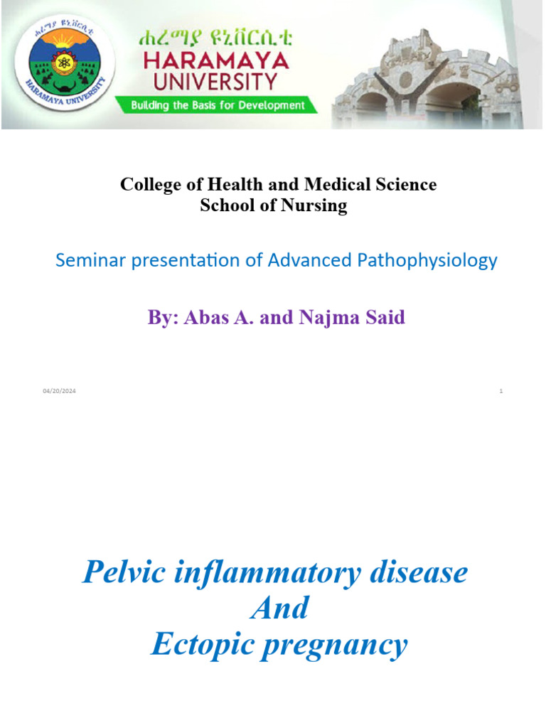 PID and Ectopic Pregnancy | PDF | Vagina | Sexual Anatomy