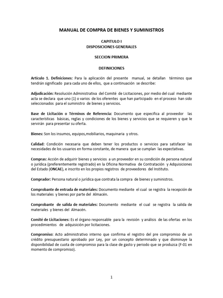 Manual de Compras | PDF | Presupuesto | Business