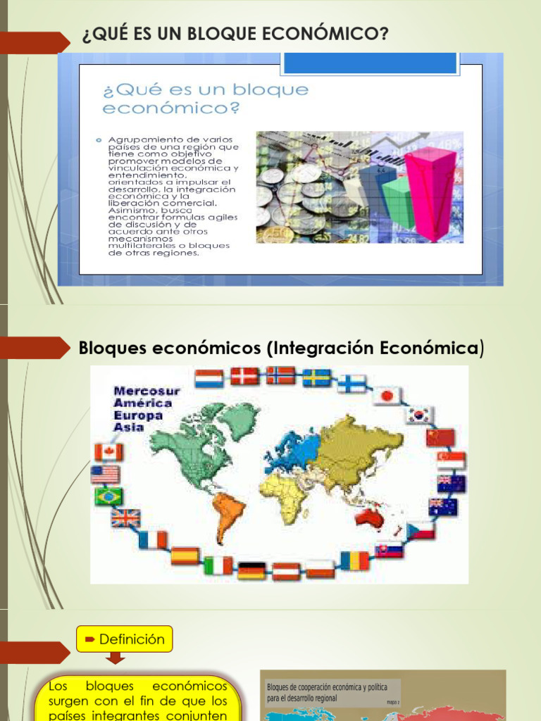 Los Bloques Económicos Mundiales. | PDF | Tratado de Libre Comercio ...