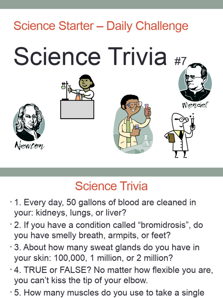 Science Trivia Challenge | PDF