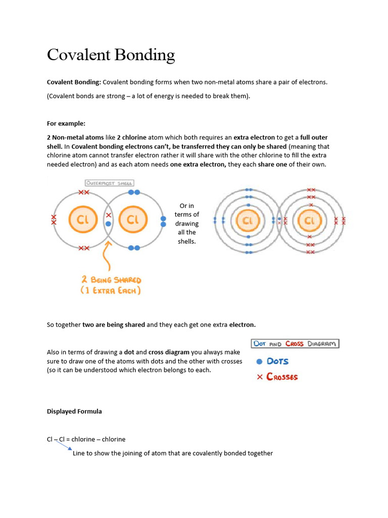 Covalent_Bonding | PDF | Chemical Bond | Covalent Bond
