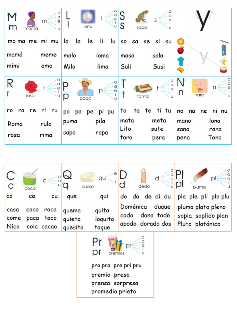 HOJA Leo y Escribo PASO 2 | PDF
