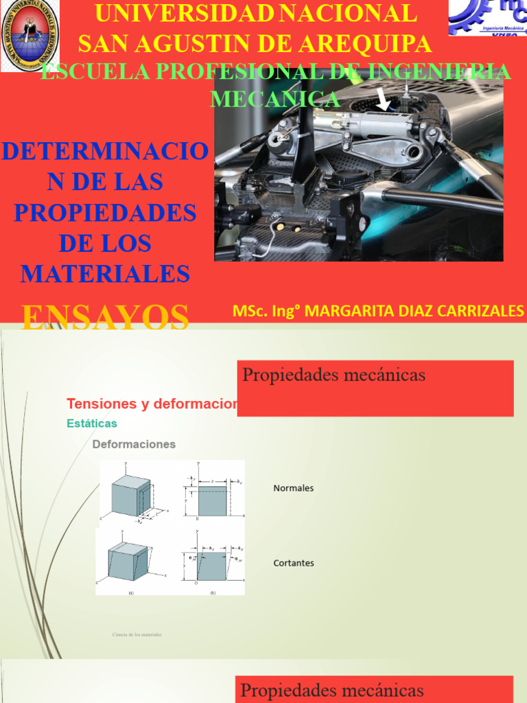 Determinacion de Materiales - Mas Ensayos | PDF | Materiales | Mecánica ...