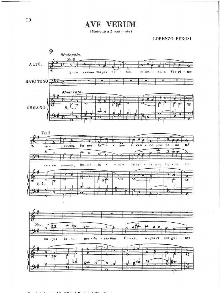 Ave Verum Corpus (Perosi)