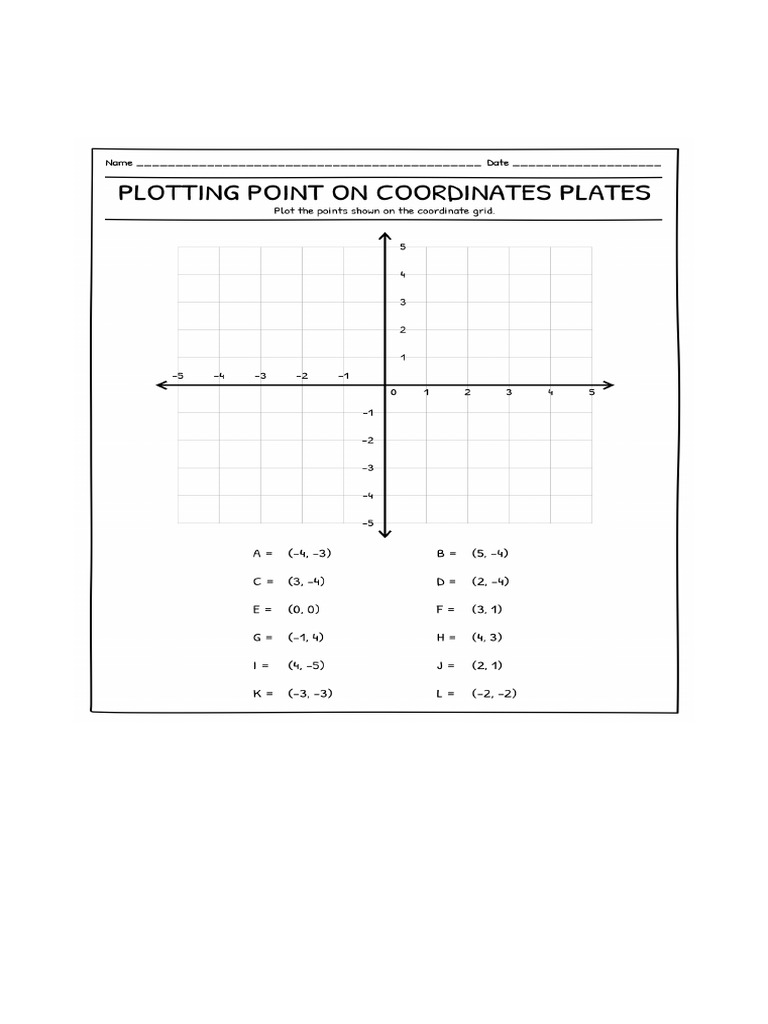 Graphing Ordered Pairs Worksheets - 128396.png | PDF