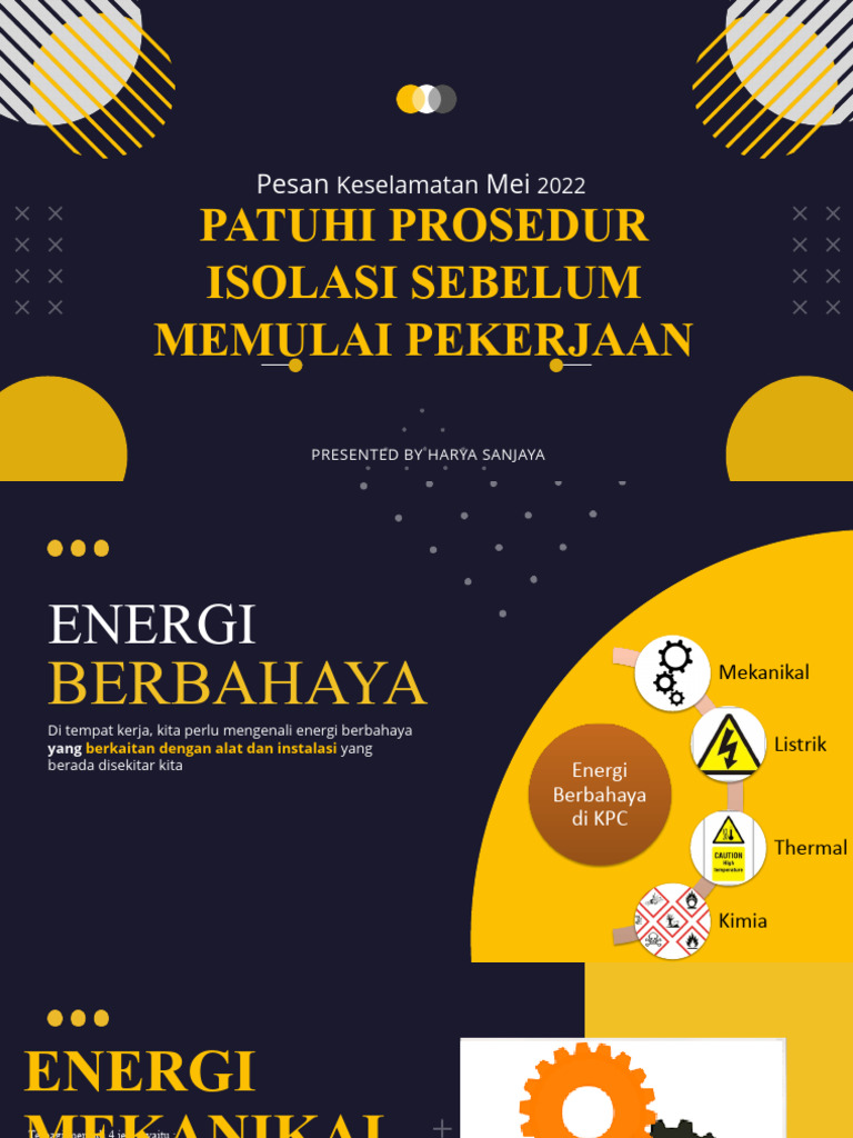 Safety Talk-Harya Sanjaya | PDF