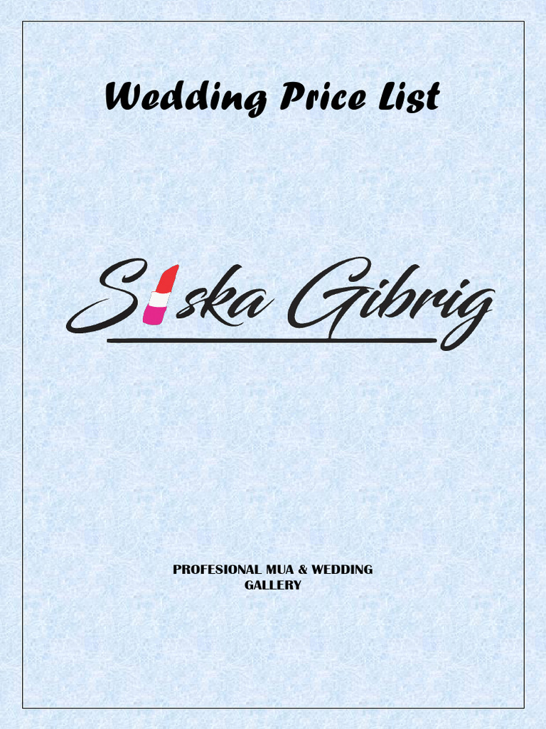 PL Wedding 2024 Lapang (In) | PDF