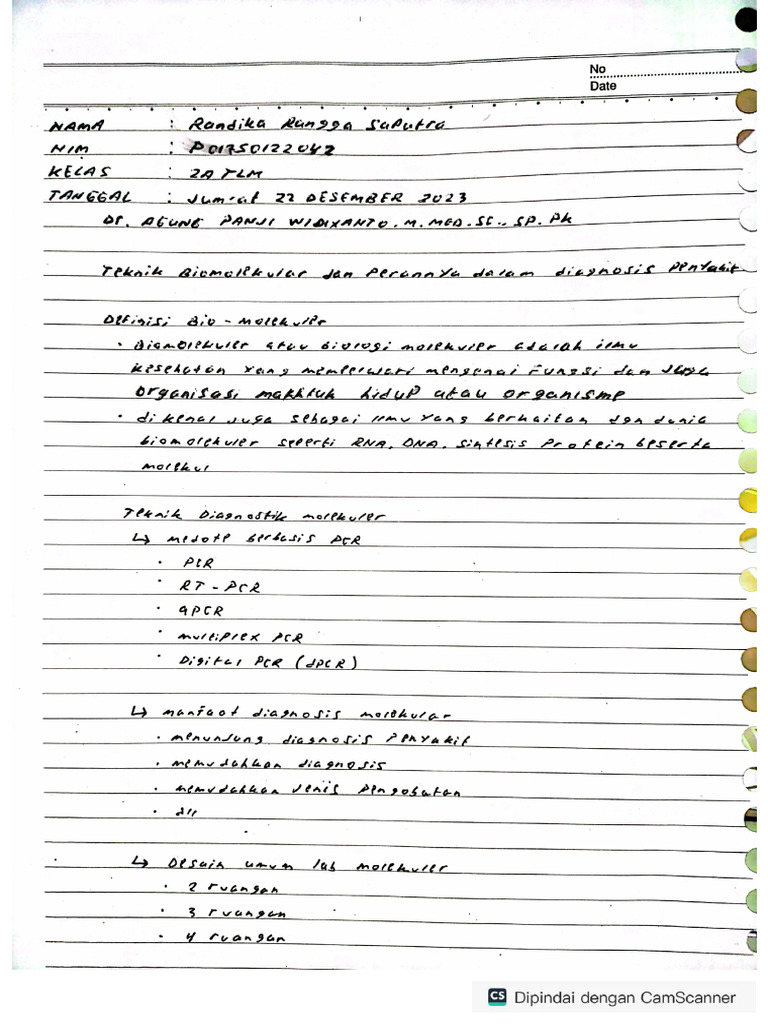Resume Kuliah Pakar Randika Rangga Saputra 2ATLM | PDF