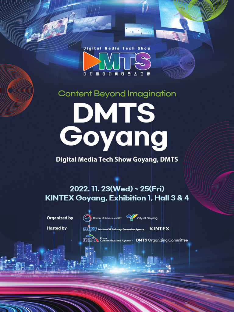 [Dmts 2022] 디지털미디어테크쇼 브로슈어 영문 세로형_221003_091937 | PDF | Internet Of Things | Educational Technology