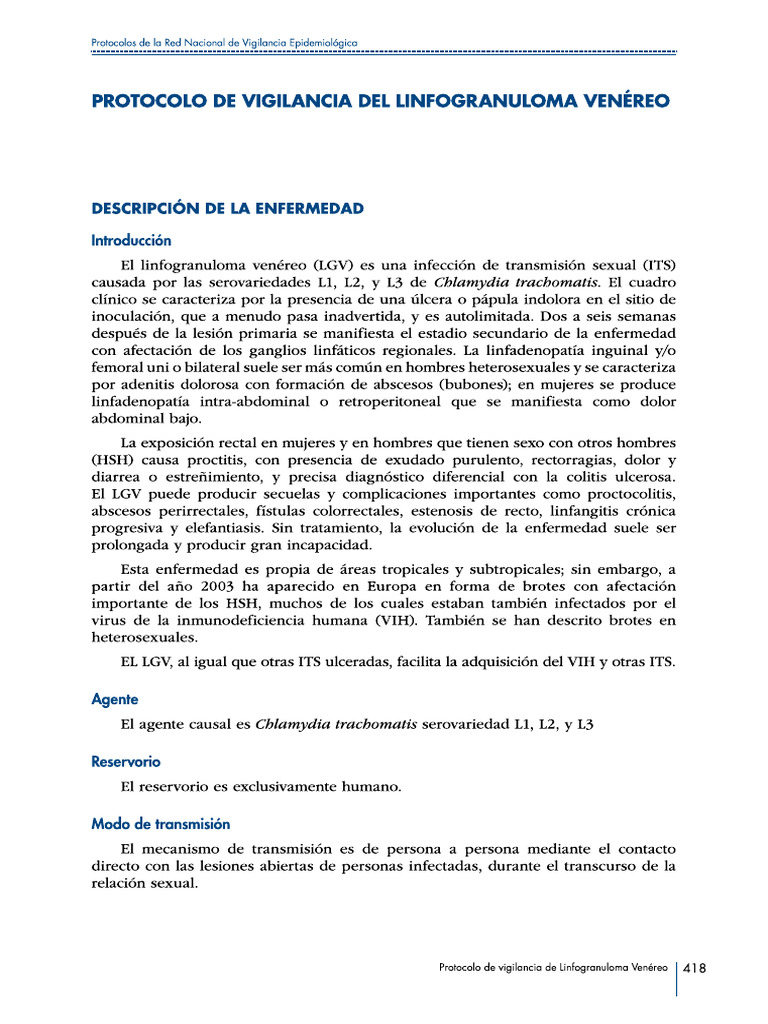 Linfogranuloma Venereo | PDF