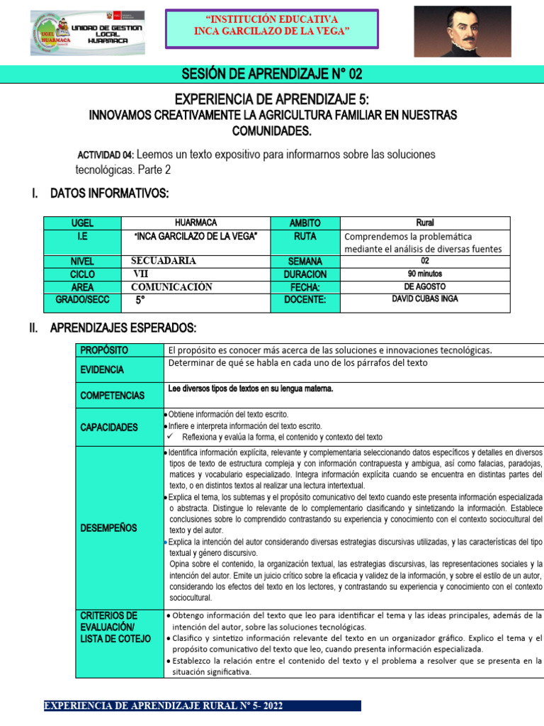 Ses 2 Act4 (2) - 5 | PDF | Maestros | Aprendizaje