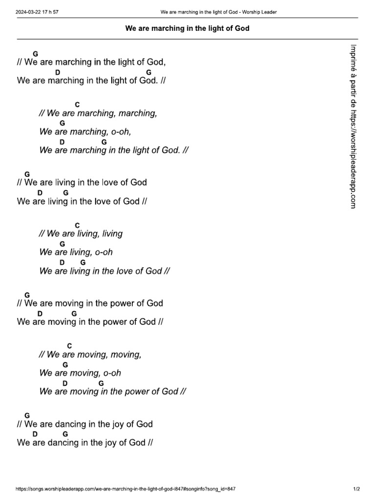 We Are Marching | PDF