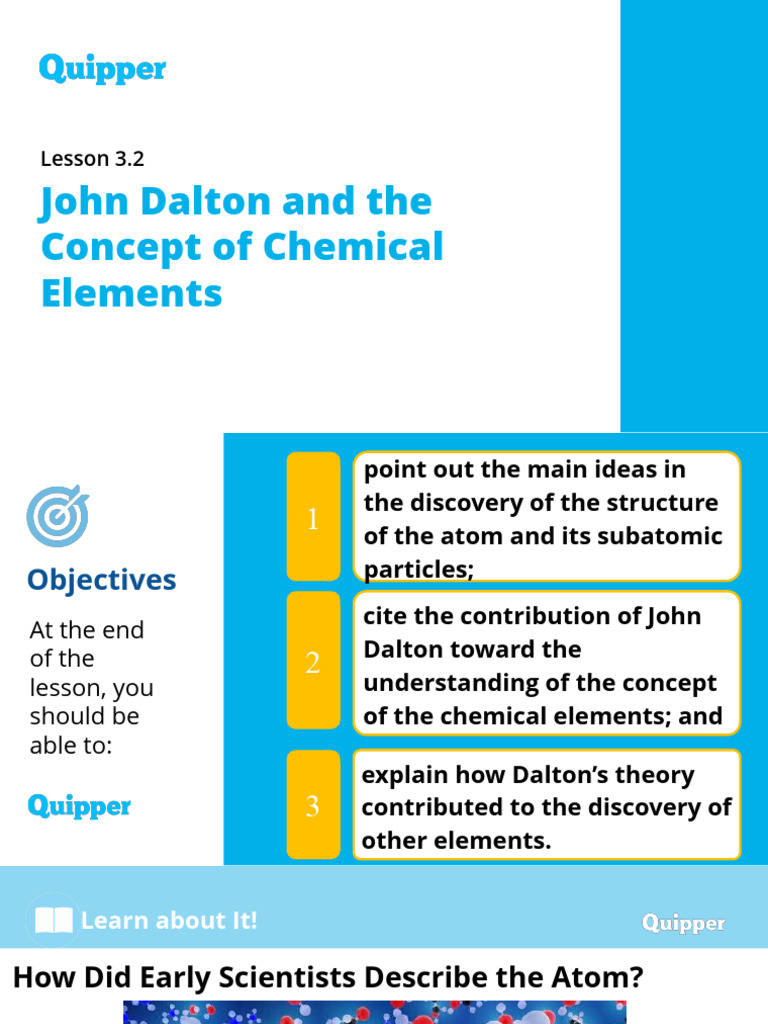 John Dalton's Atomic Theory Explained | PDF | Atoms | Chemical Elements
