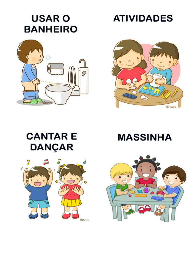 Quadro de Rotina Infa 4 | PDF